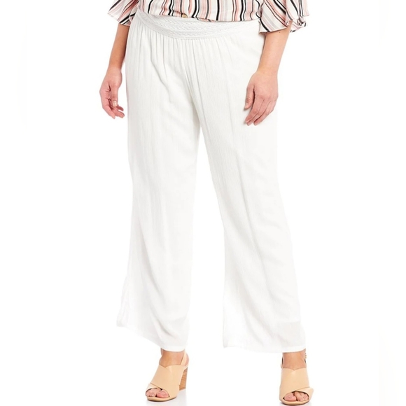 I.N. Studio | Pants & Jumpsuits | In Studio Plus Size Solid Crepon ...